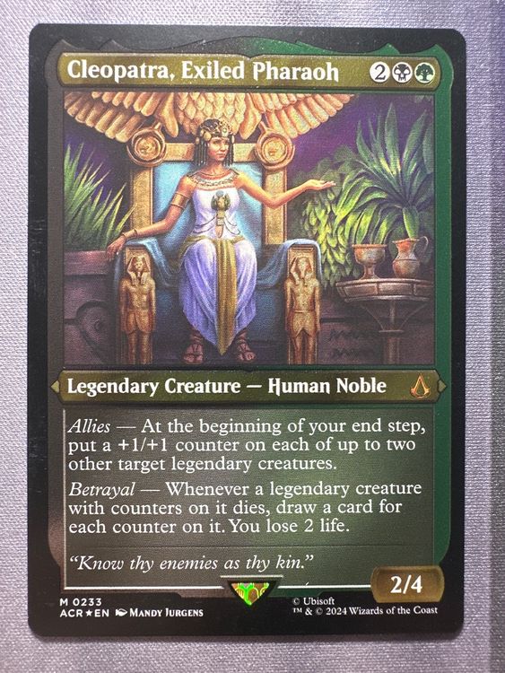 Cleopatra, Exiled Pharaoh ETCHED FOIL 0233 Assassin’s Creed (Neu (gemäss Beschreibung)) in ...