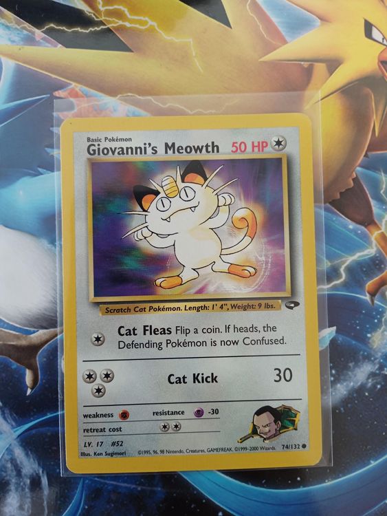 Giovanni's Meowth - Vintage Pokémon TCG Karte (Gebraucht) in Altstätten ...