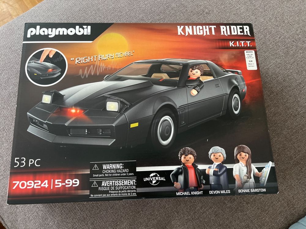 Playmobil 70924 Knight Rider K.I.T.T. neu & ovp NP Fr. 69.90 (Neu und ...