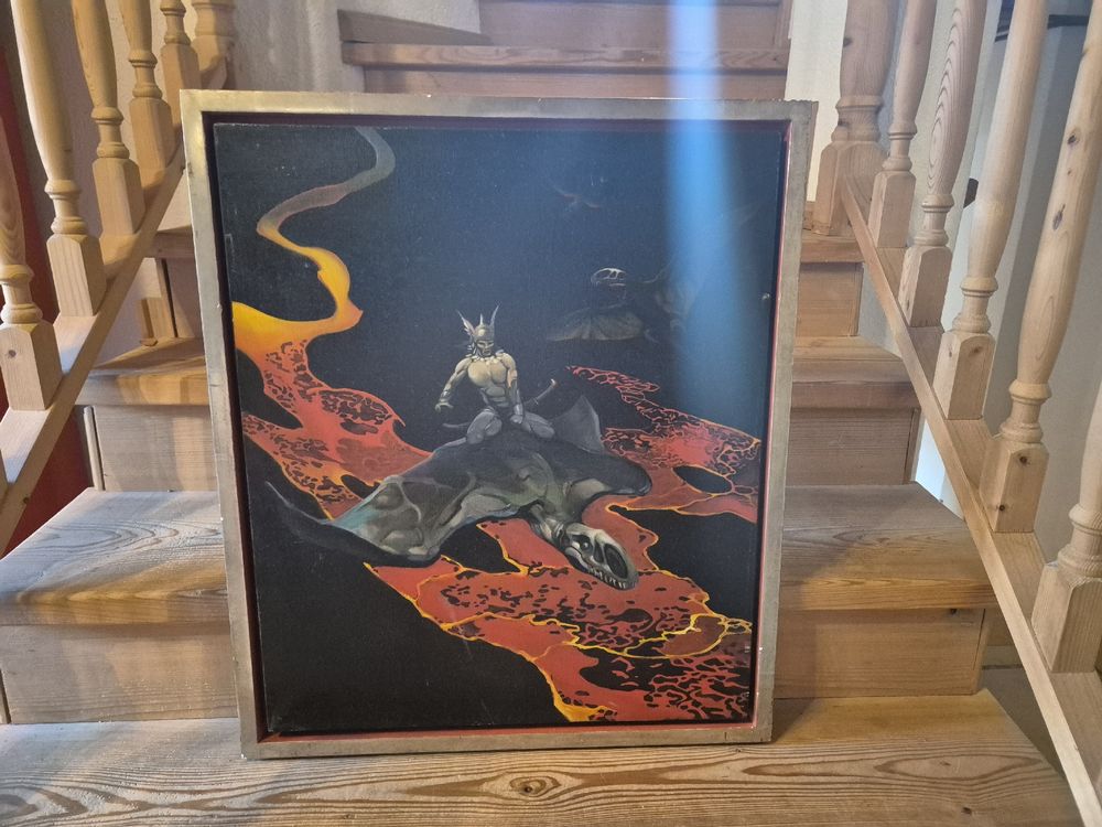 Original Kunstwerk: Thor's Flight von Frank Frazetta! (Gebraucht) in ...