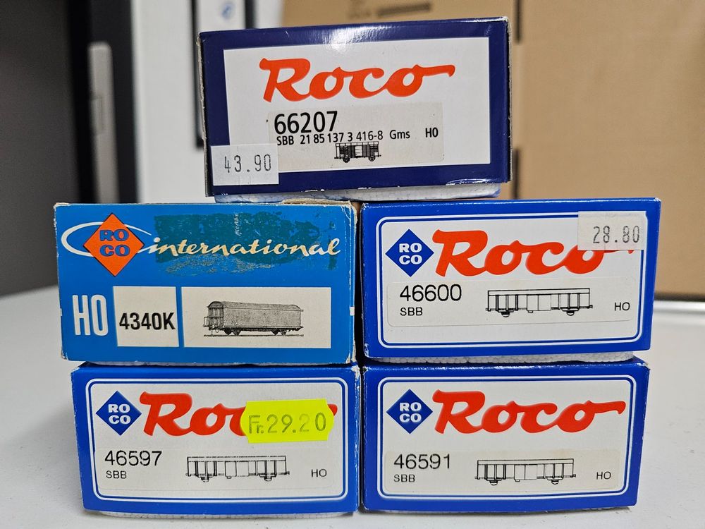 ROCO 5 wagons CFF dès1.-fr | Kaufen auf Ricardo