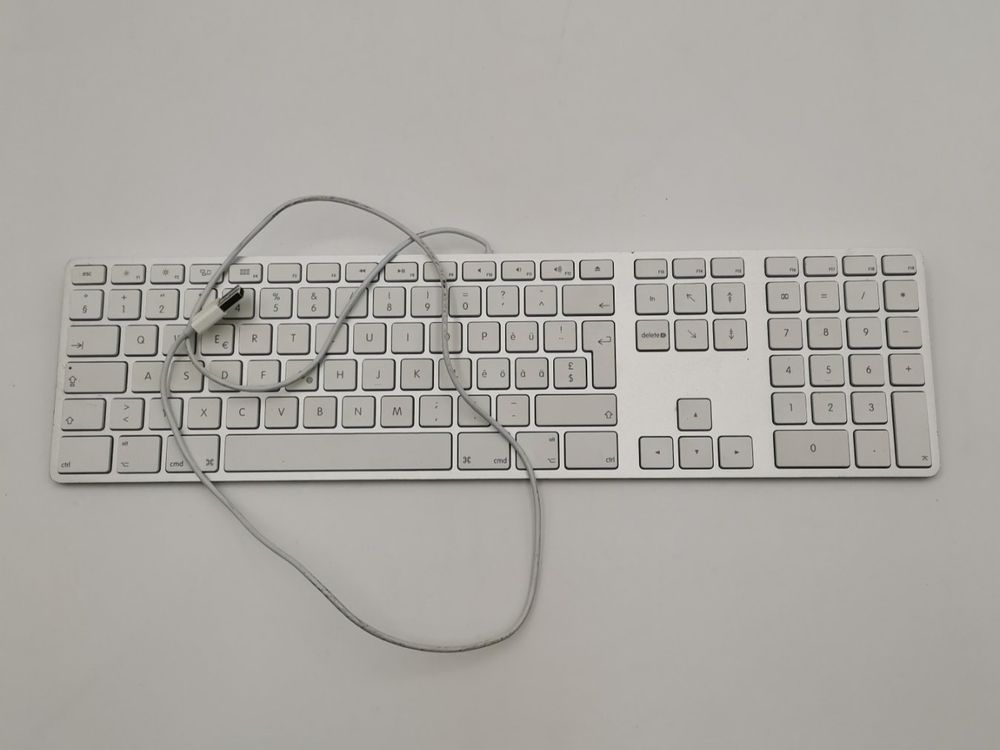 Apple Tastatur gross mit Zahlenblock A1243 Apple Keyboard (Gebraucht ...