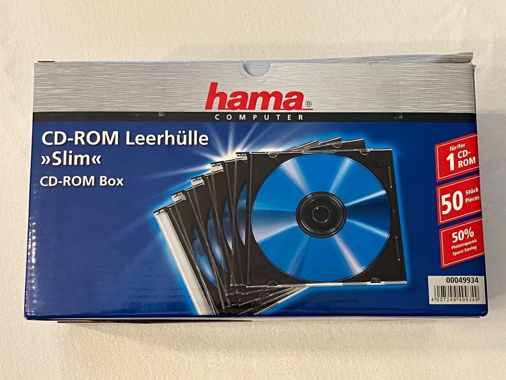 HAMA Computer CD-Rom Leerhüllen SLIM Box Set | Kaufen auf Ricardo