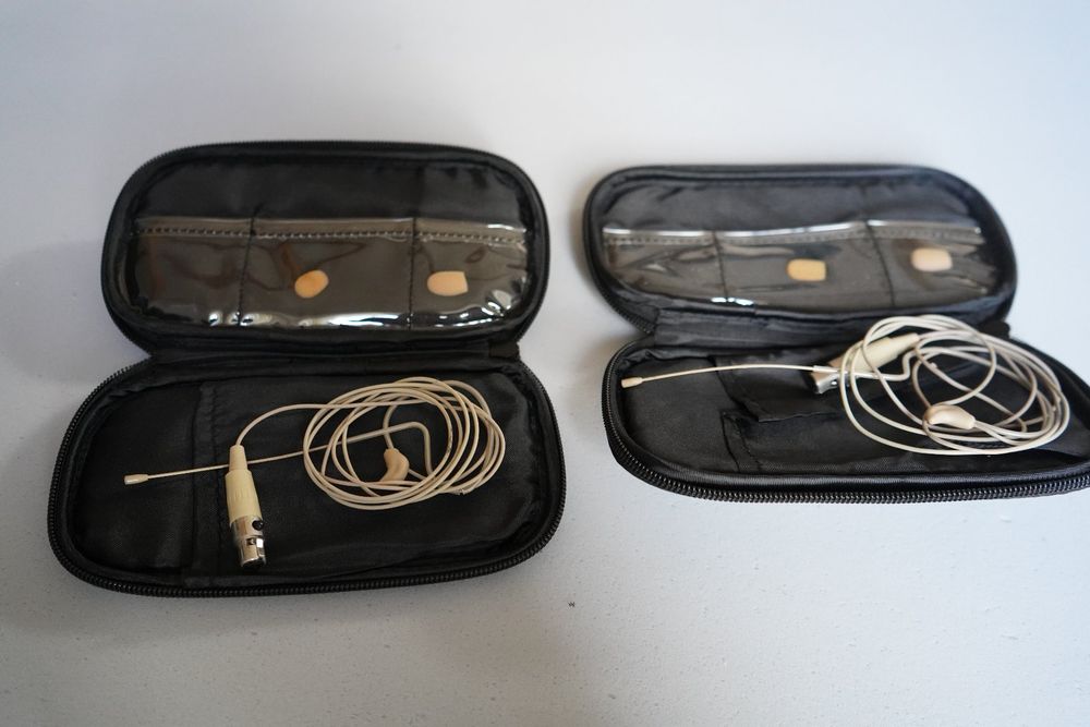 2 x t.bone Earmic 500 Headset Mikrofon für Shure-Wireless (Gebraucht ...