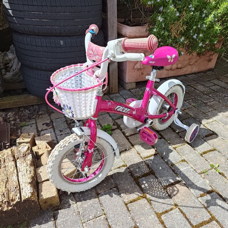 Vélo enfant fille Racer rose 12' (Gebraucht) in rances für CHF 5 – mit ...