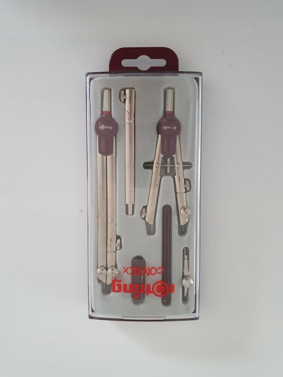 Rotring Convex Compass Set - 6 Pieces (Neu und originalverpackt) in ...