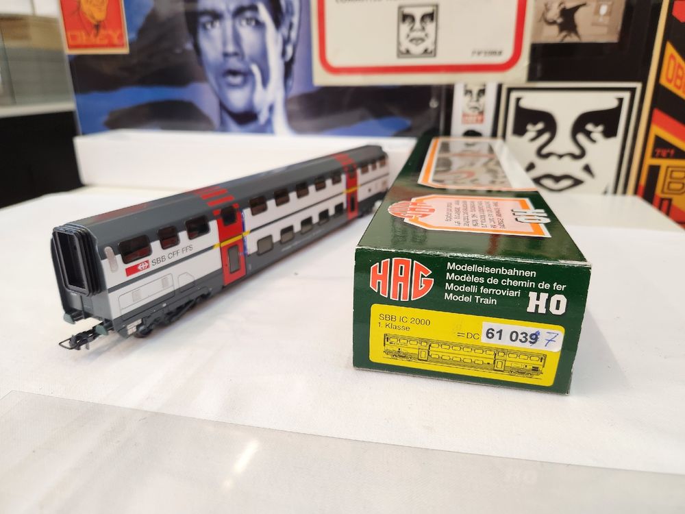HAG SBB IC 2000 Wagen 1. Klasse HO Modellbahn Top Zustand (Gebraucht ...