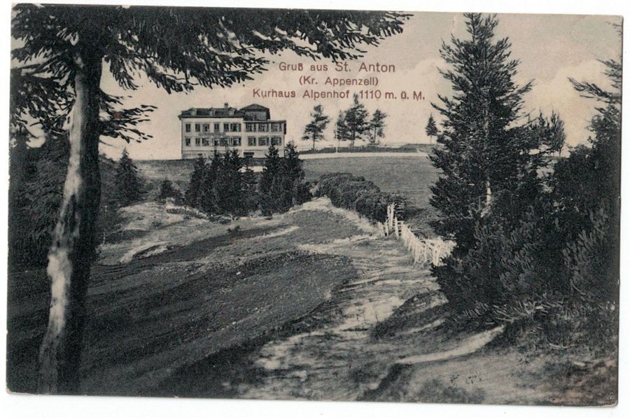 Gruss Aus St Anton Kurhaus Alpenhof Gelaufen 1908 Kaufen Auf Ricardo