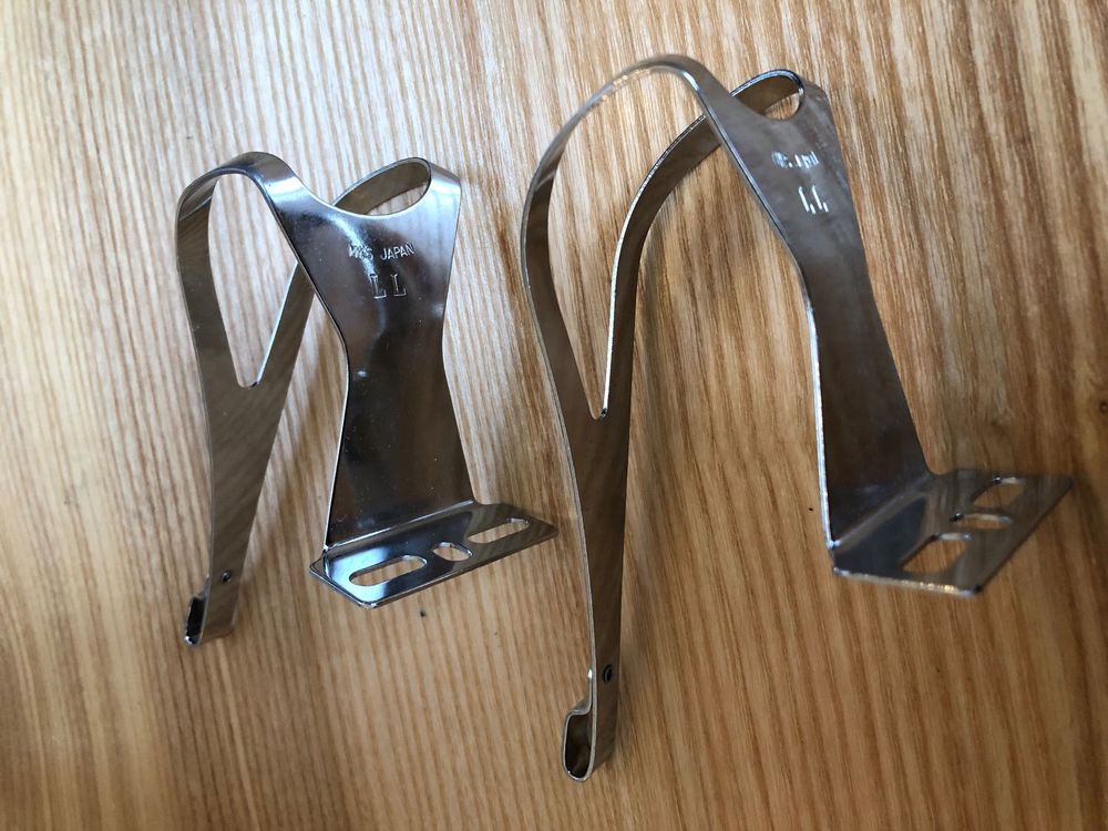 2 Pedalhaken Toe Clips Cale-pieds Edelstahl LL MKS Japan NEU (Neu ...