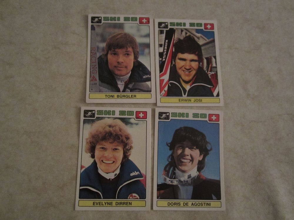 PANINI SKI 80!!! ERWIN JOSI-TONI BÜRGLER-DORIS DE AGOSTINI.. | Kaufen ...