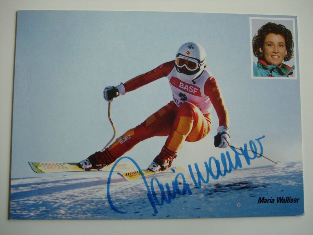 MARIA WALLISER (CH) SKISTAR AUTOGRAMMKARTE | Kaufen auf Ricardo