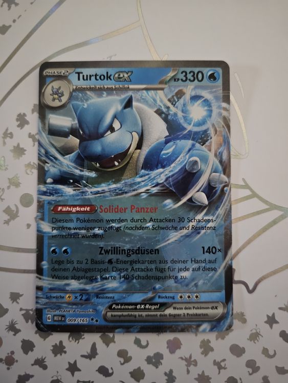 Pokemon 151 Turtok EX | Kaufen auf Ricardo