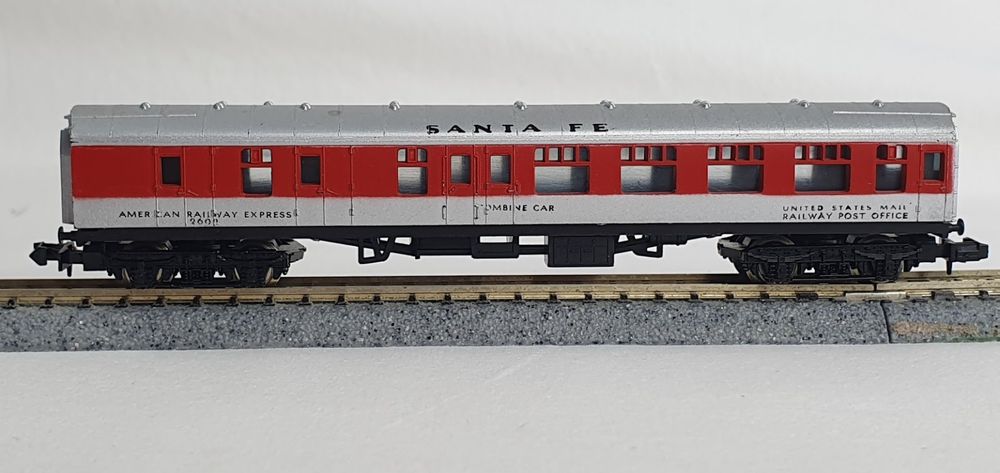 Lima 385 Spur N Santa Fe Combine ( Halbpackwagen) 2602, 1969 (Gebraucht ...