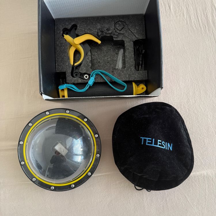Telesin Dome Port für GoPro Hero 5/6/7 – Unterwassergehäuse (Gebraucht ...