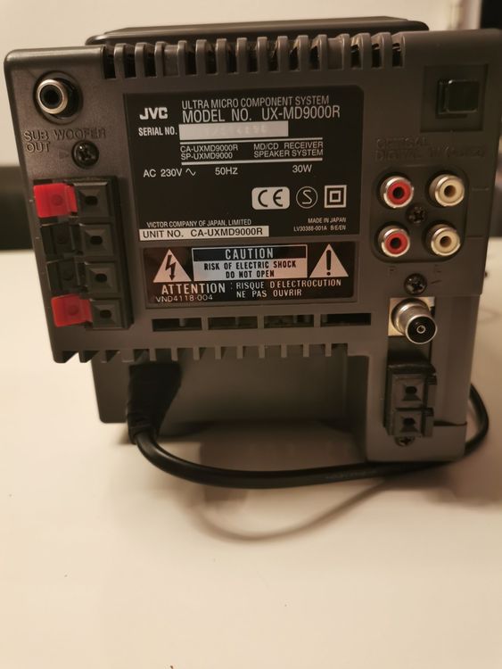 Micro Stereoanlage - JVC UX MD 9000 R | Kaufen auf Ricardo