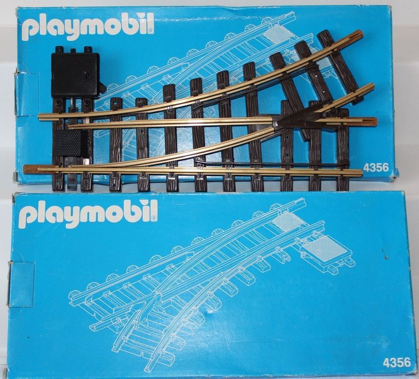 PLAYMOBIL N°4356 WEICHEN PAAR LGB SPUR1 (Neu und originalverpackt) in ...