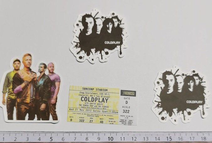 Coldplay - 4 Sticker (Gebraucht) in Wilen b. Wollerau für CHF 0.5 – mit ...