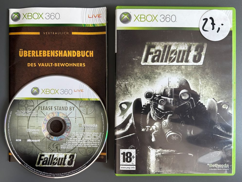 Fallout 3 - Xbox 360 (Gebraucht) in Obfelden für CHF 4.5 – mit ...