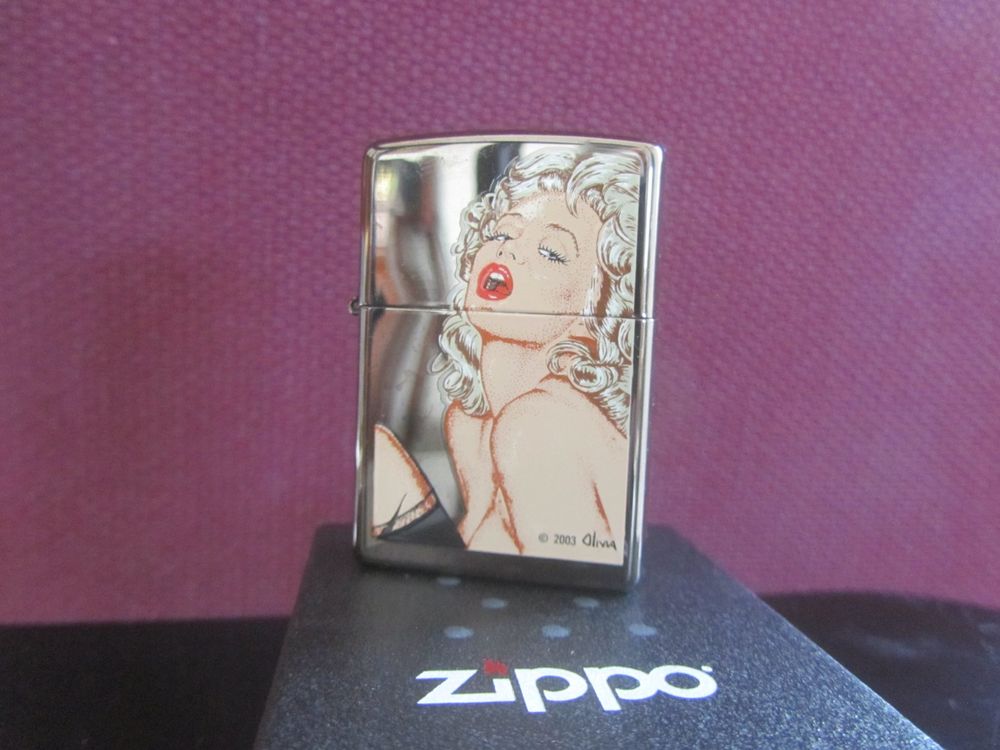 Zippo pin up black ice NEUF box | Kaufen auf Ricardo