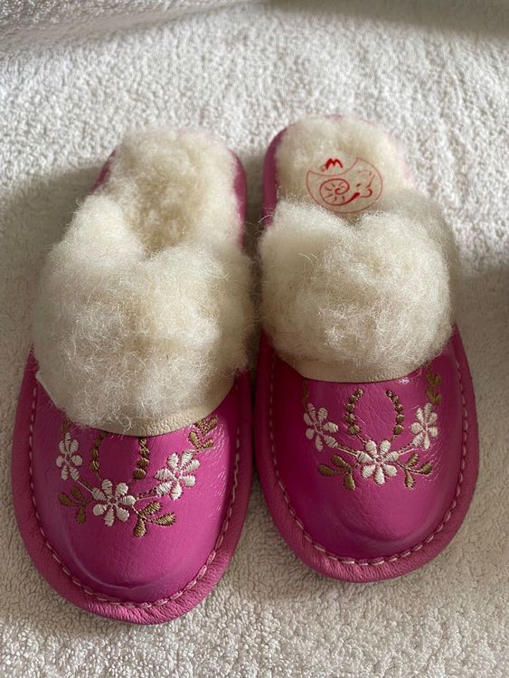 Kinder Schuhe gefüttert Latschen Pantoffeln (Neu (gemäss Beschreibung ...