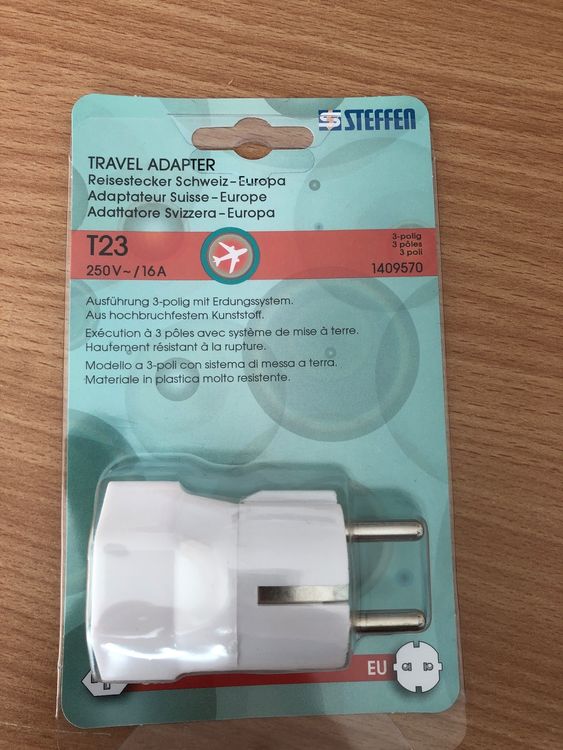 Steckdosenadapter T23 | Kaufen auf Ricardo