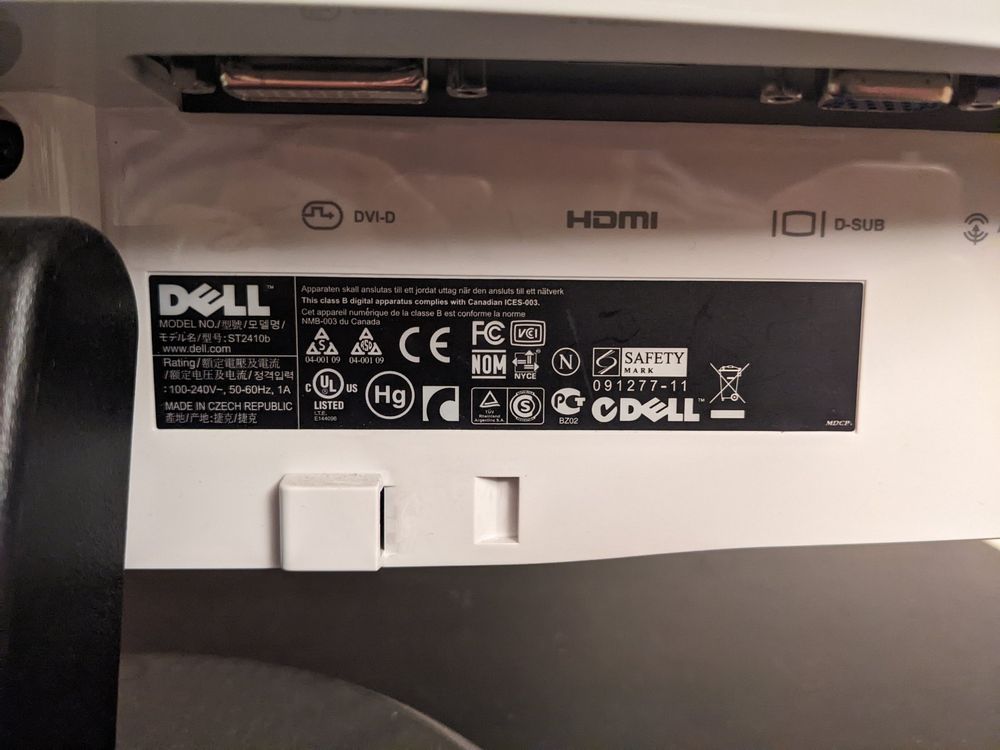 Dell ST2410 24” Full HD Widescreen Monitor (Gebraucht) in Zürich für ...