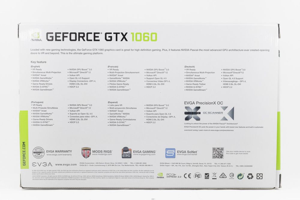 Nvidia Geforce GTX 1060 6GB EVGA Grafikkarte | Kaufen auf Ricardo