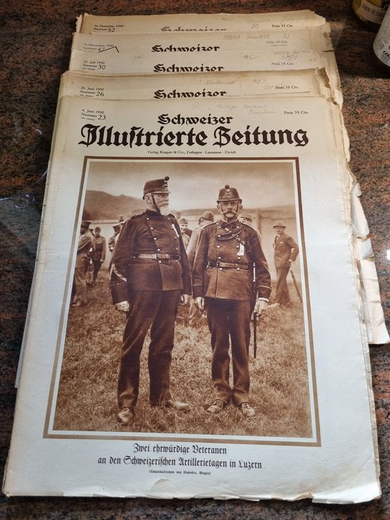 Schweizer Illustrierte Zeitung, diverse Ausgaben 1930-42 (Gebraucht) in ...