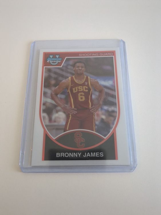 NBA Draft 2024 #55 Lakers Topps Bronny James #07-B1 Karte (Neu (gemäss ...
