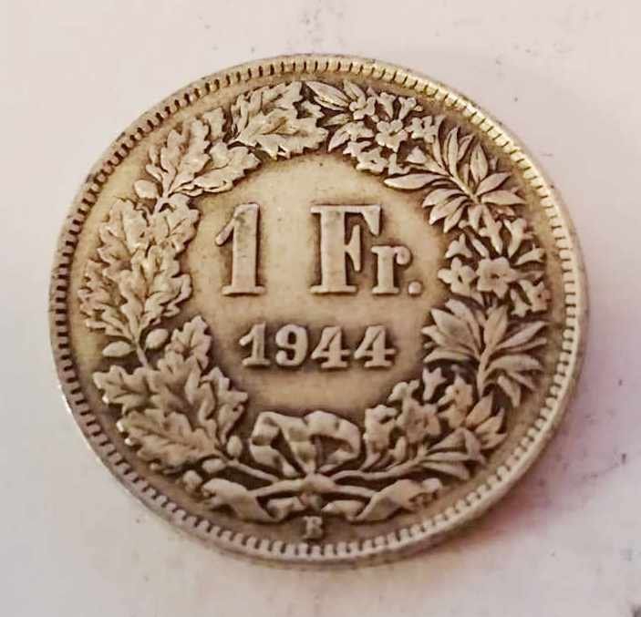 1 Fr Münze 1944 Silber (Gebraucht) in Brüttisellen für CHF 3 – mit Lieferung auf Ricardo kaufen