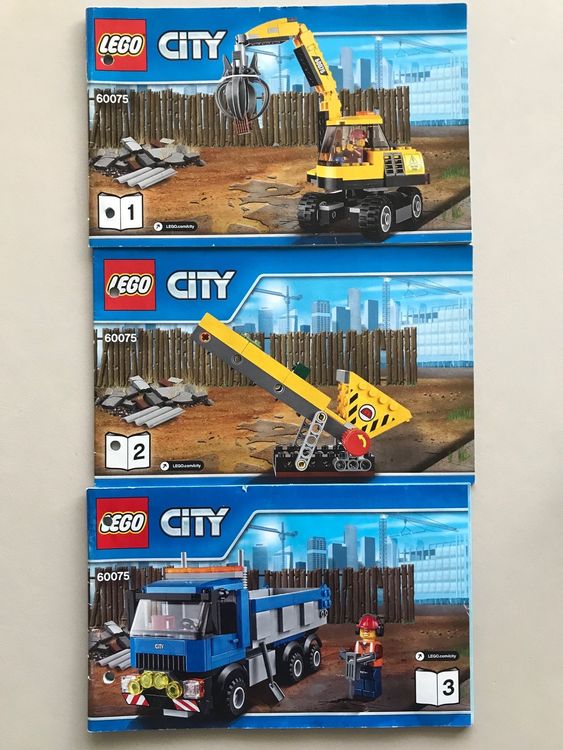 Lego City 60075 Bagger und Transportwagen (Gebraucht) in Boll für CHF ...