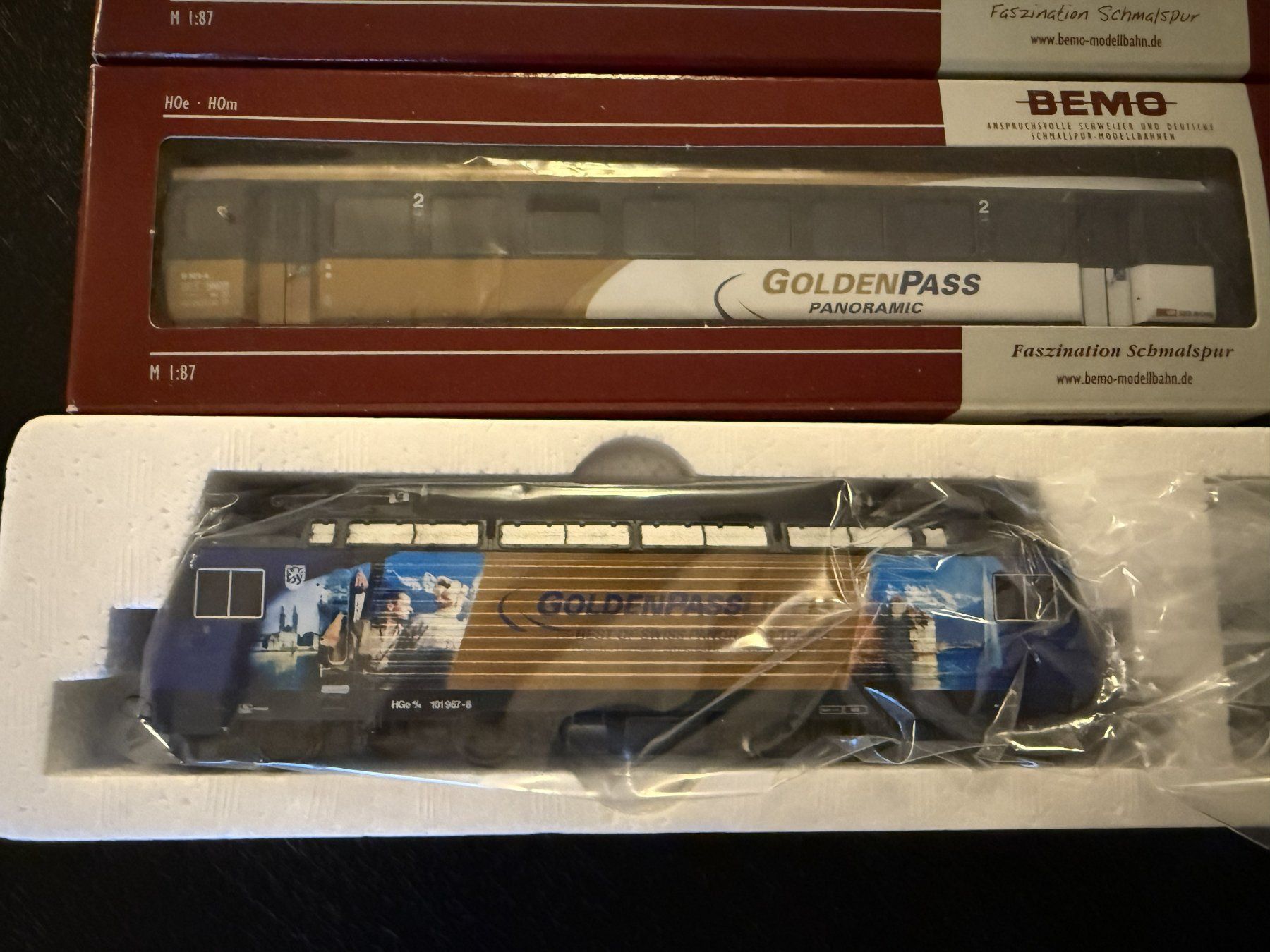 Bemo SBB Brünig Golden Pass Set 8-teilig mit Bonus (Gebraucht) in ...