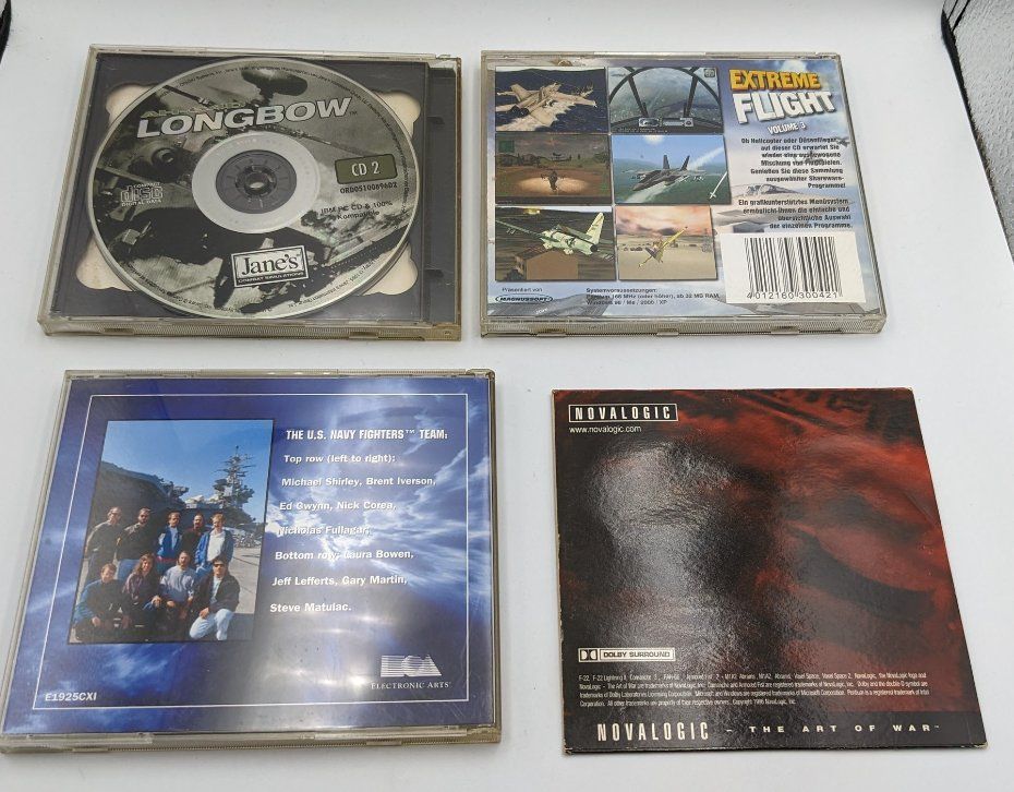 4 Militär Flugsimulatoren Spiele Retro MS-Dos Windows | Kaufen auf Ricardo