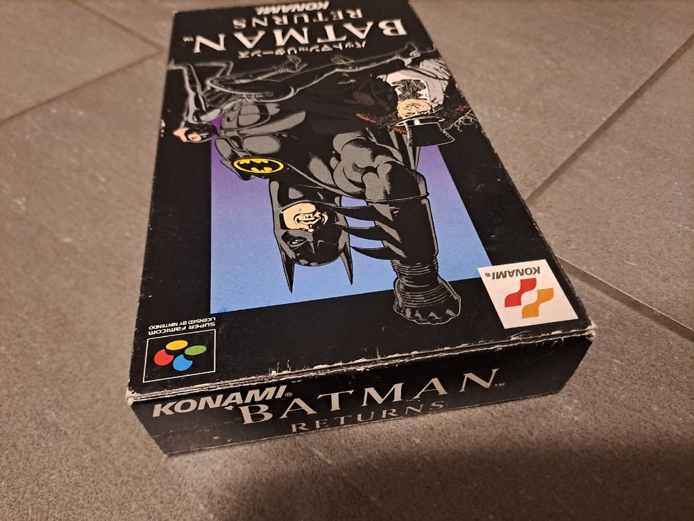 Batman Returns Super Famicom OVP SHVC-BJ Konami Nintendo (Gebraucht) in ...