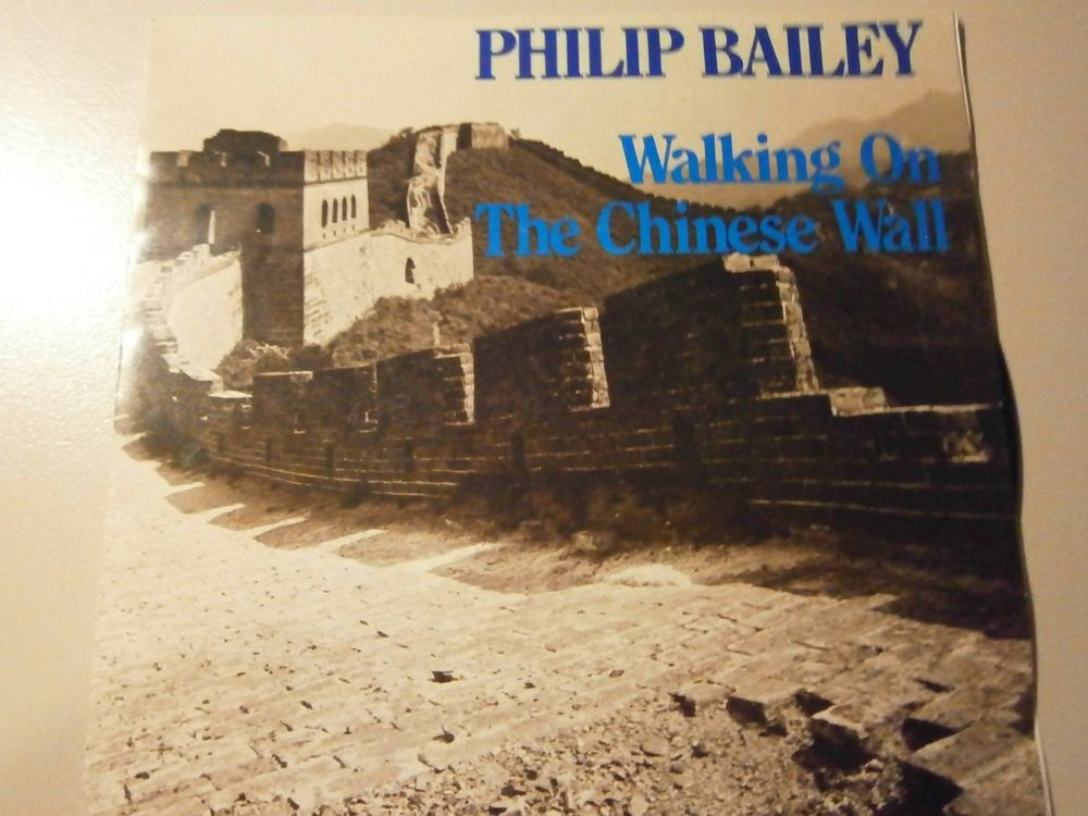 Vinyl-Single Philip Bailey - Walking On The Chinese Wall (Gebraucht) in Langenthal für CHF 2 ...