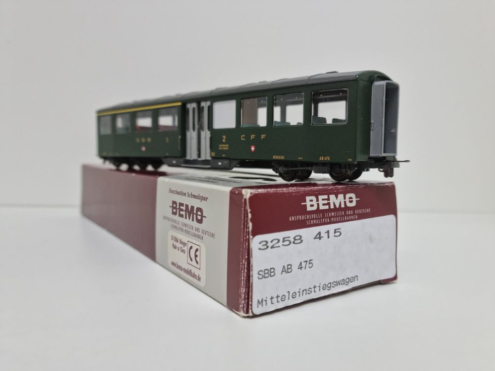 Bemo 3258 415 SBB AB 475 Mitteleinstieg (Gebraucht) in Ried (Muotathal ...