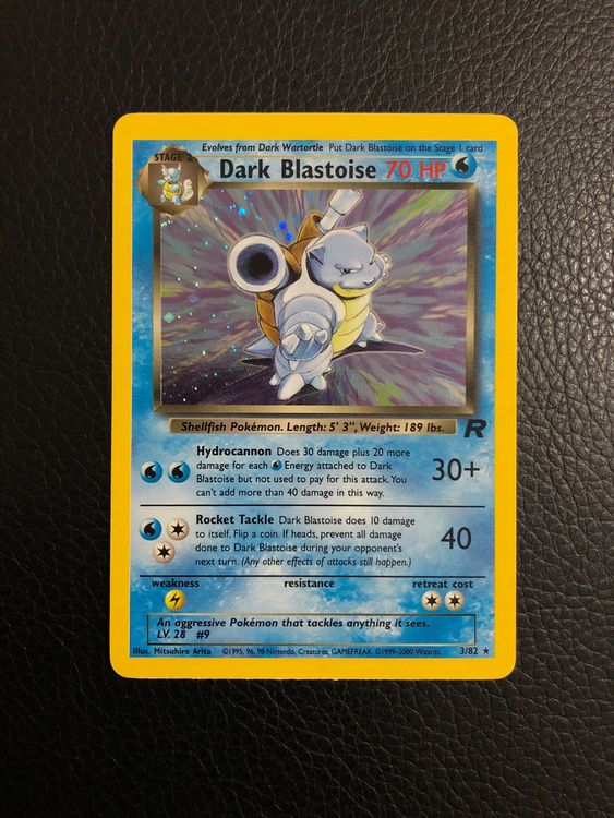 Team Rocket - Dark Blastoise Holo 3/82 NM Ab 1 | Kaufen auf Ricardo