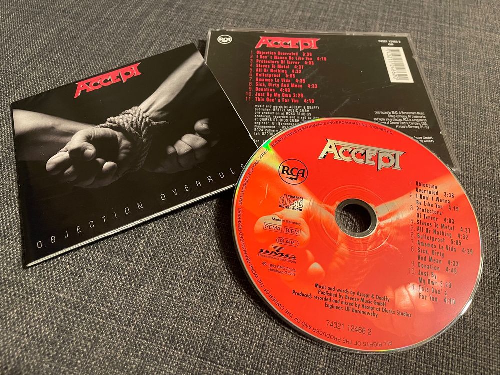 ACCEPT: OBJECTION OVERRULED (CD) *METAL* | Kaufen auf Ricardo