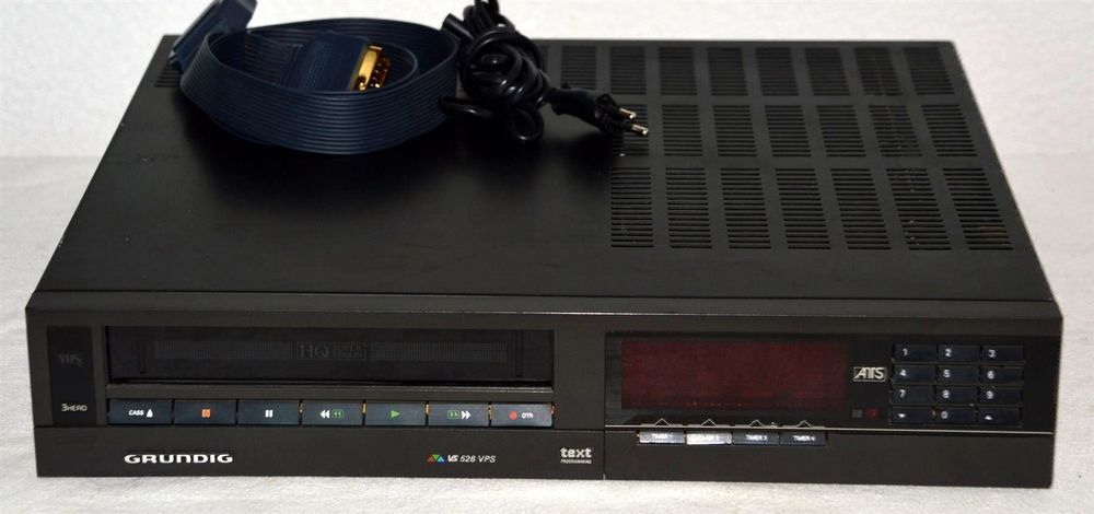 Videorecorder VHS Grundig VS 526 VPS magnétoscope | Kaufen auf Ricardo
