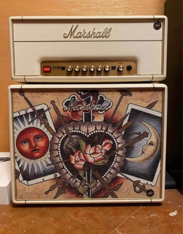 Marshall Custom Tattoo Emily Wood Stack JVM-1H (D'occasion) à Nyon pour ...