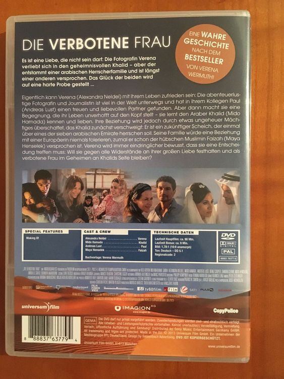 Die verbotene Frau - Dvd (Gebraucht) in Arbon für CHF 3 – mit Lieferung auf Ricardo kaufen