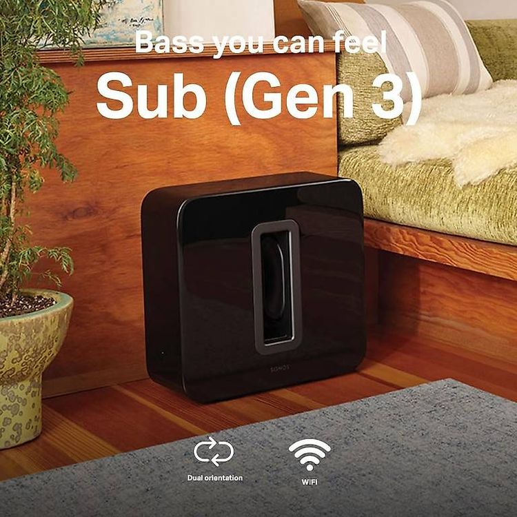 Sonos Sub 3. Gen. black NEW Garantie (Neu und originalverpackt) in ...