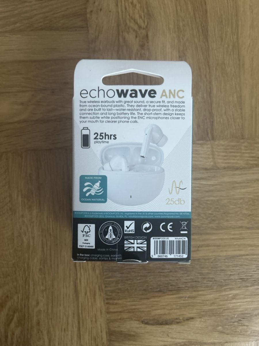 Boompods EchoWave ANC Airpods OVP (Neu und originalverpackt) in Schöftland für CHF 40 – mit ...