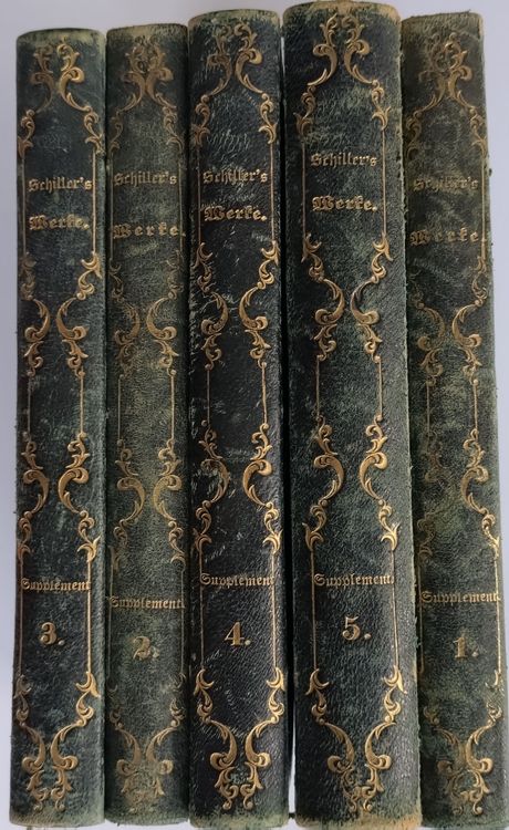 Schiller Werke Bände 1-5, von Karl Hoffmeister 1838 | Kaufen auf Ricardo