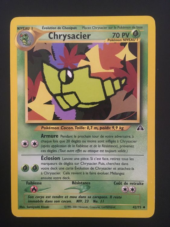 RARE: Pokémon Neo Discovery (2001): Chrysacier 42/75 FR | Kaufen auf ...