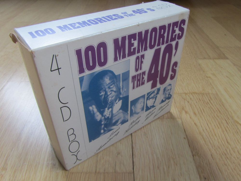 4 CD Box - 100 Memories of the 40`s | Kaufen auf Ricardo