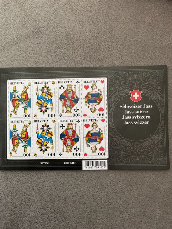 Sondermarken Schweizer Jass (Neu (gemäss Beschreibung)) in Gossau SG für CHF 68 – mit Lieferung ...