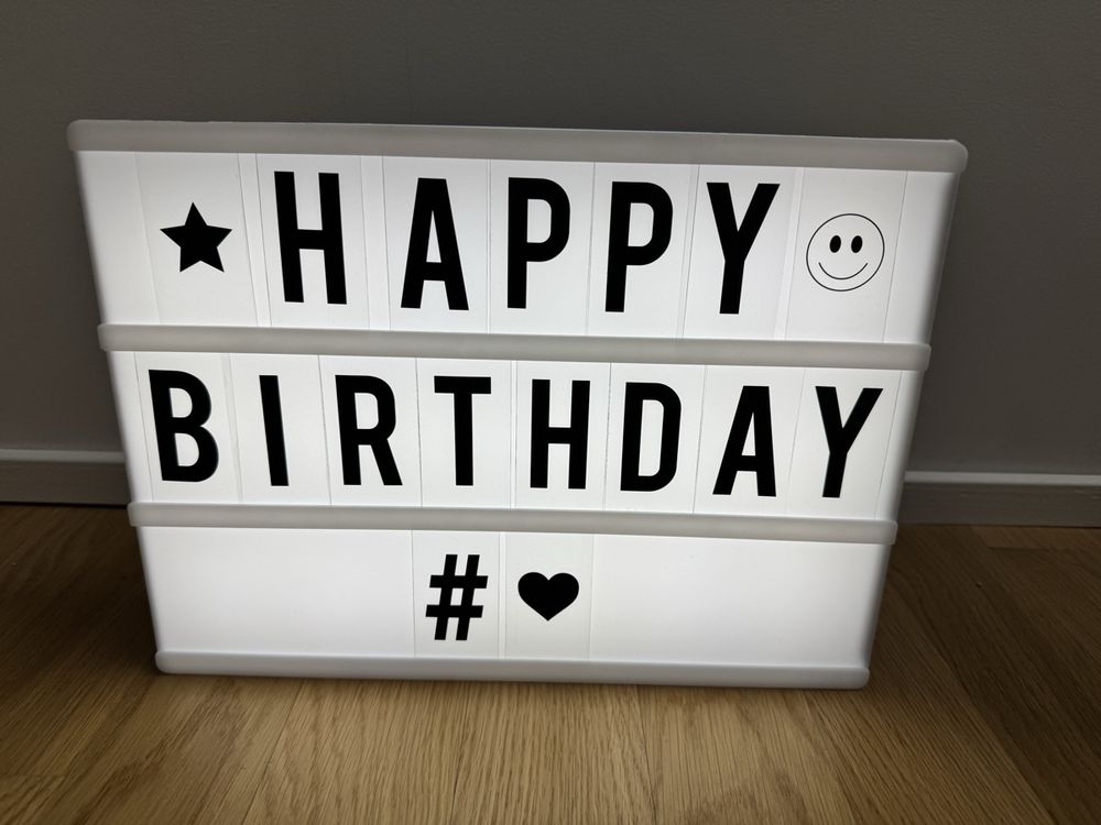 LED Message Box mit 90 Buchstaben und Symbolen (Gebraucht) in Zürich ...