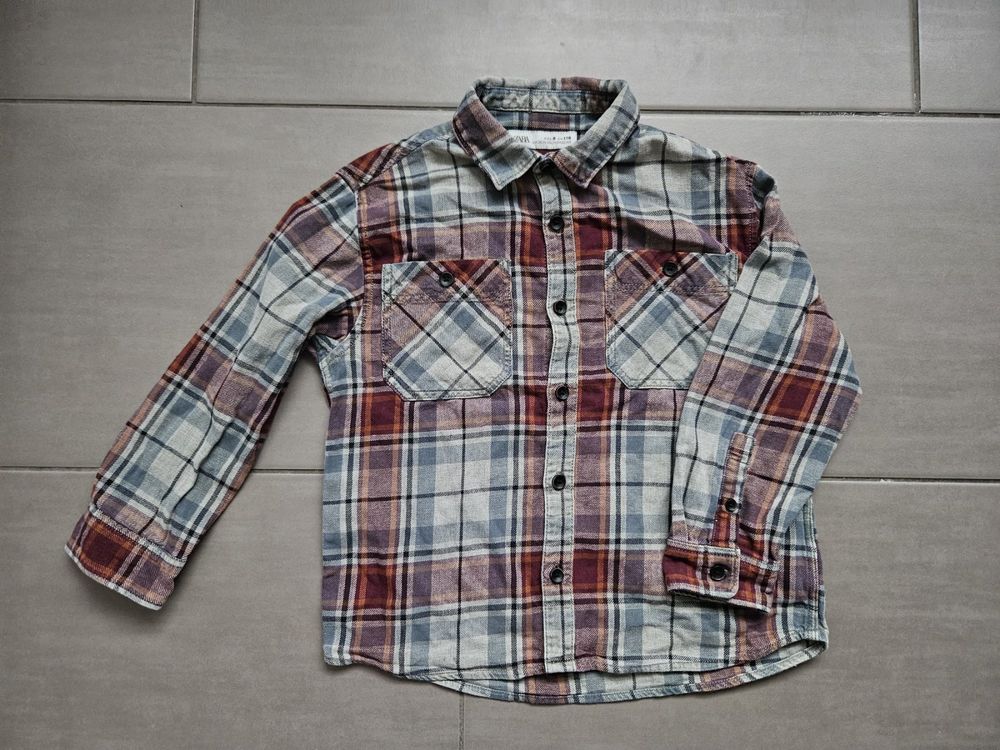 Zara Jungen Hemd Holzfällerhemd Gr. 116 Top Zustand! (Gebraucht) in ...