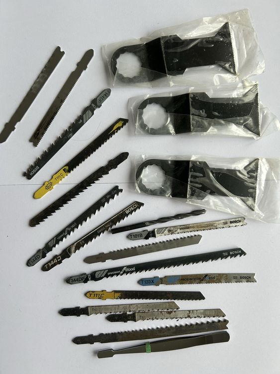 Sägeblätter Stichsäge und Multicutter Vibrationssäge (Neu und ...